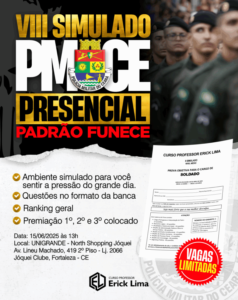 Curso Prof. Erick Lima – Ingressos Eventos